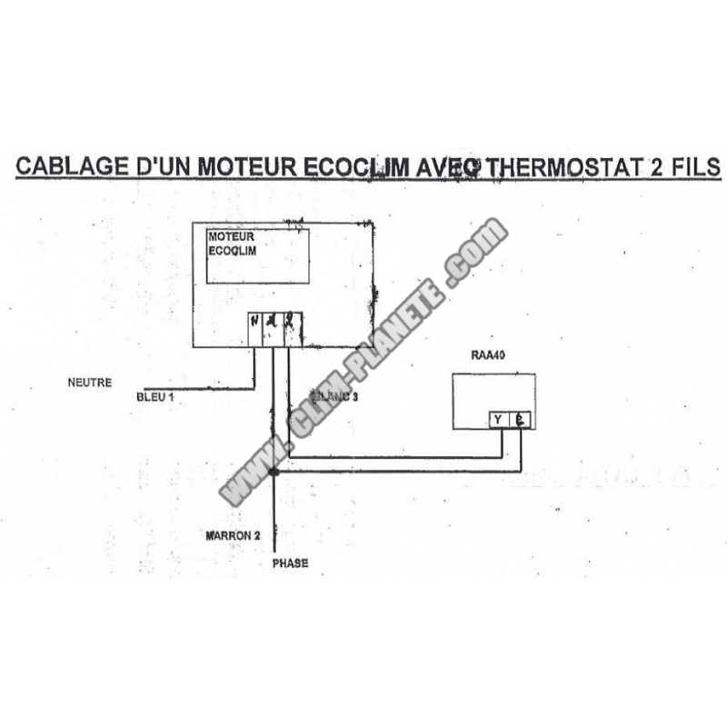 Thermostat RAA41 SIEMENS - Régulateur de Climatiseur Gainable
